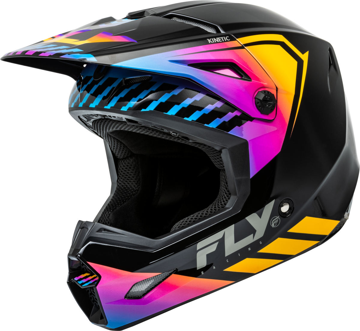 CASCO FLY KINETIC PARA NIÑO NEGRO/SUNRISE – Rider lab store